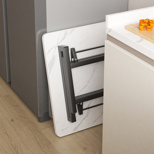 Folding table for household simple rental house for dining small table ...