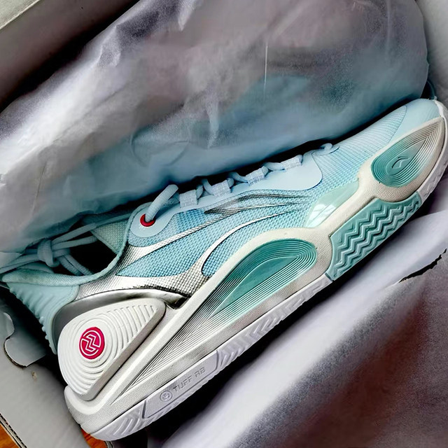 Lining Li Ning Flash 9 Simple version of blue silver white wear ...