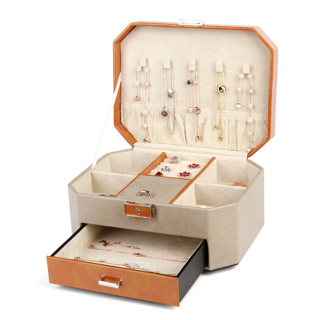 Hand jewelry storage box, high-end replica antique style large-capacity ...