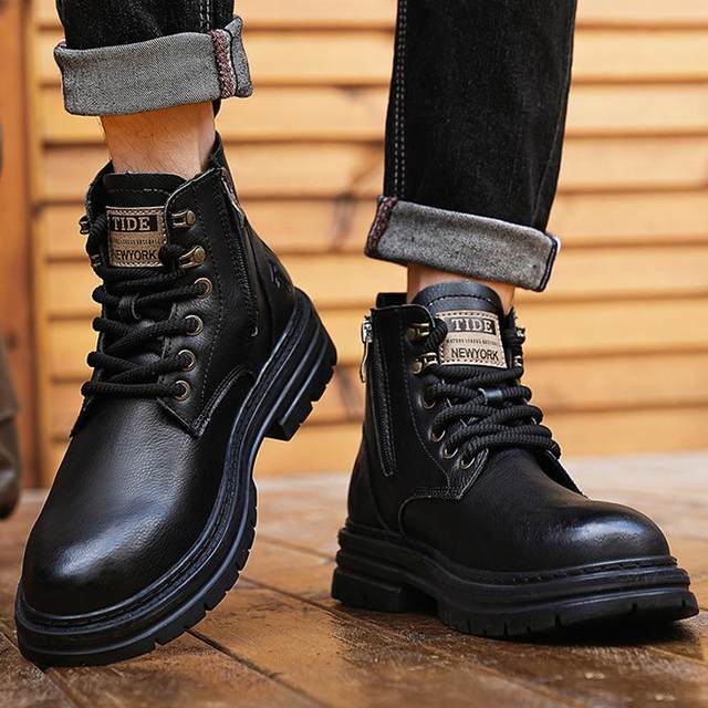 Autumn new extra-large size men's shoes 45 plus fat plus large short ...