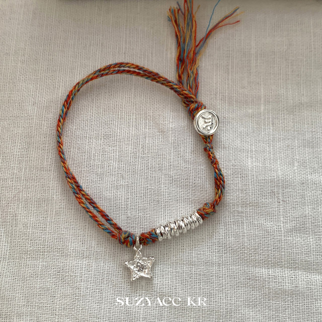 Suzyacc KR hand -made rope sterling silver plate entangle