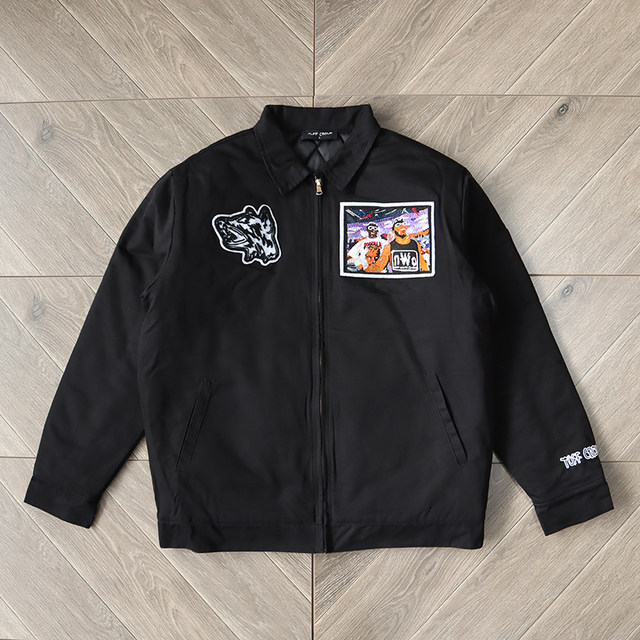 The same style as the stars TUFF CROWD Embroidered Jacket Heavy ...