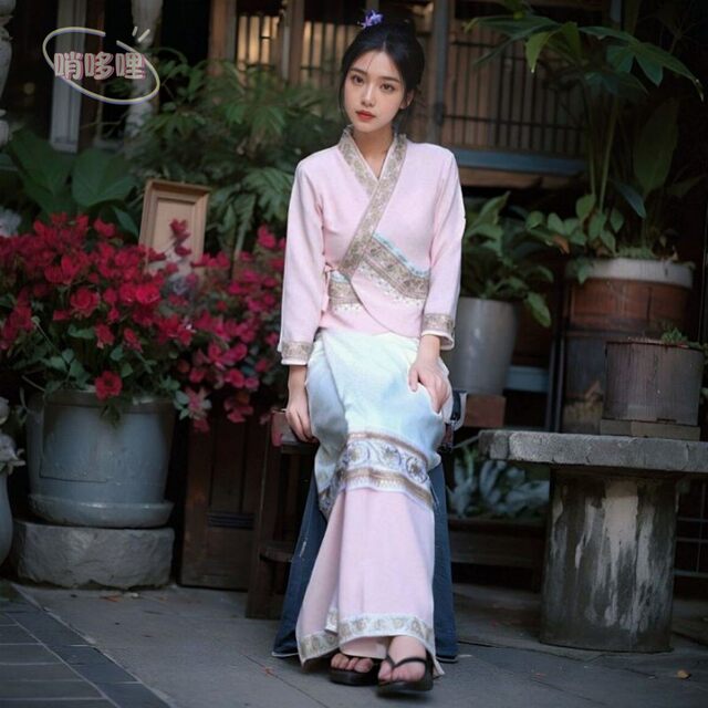 Spring and Autumn New Qiu New Dai Girl Ladies Mrs. Mid -sleeved two ...
