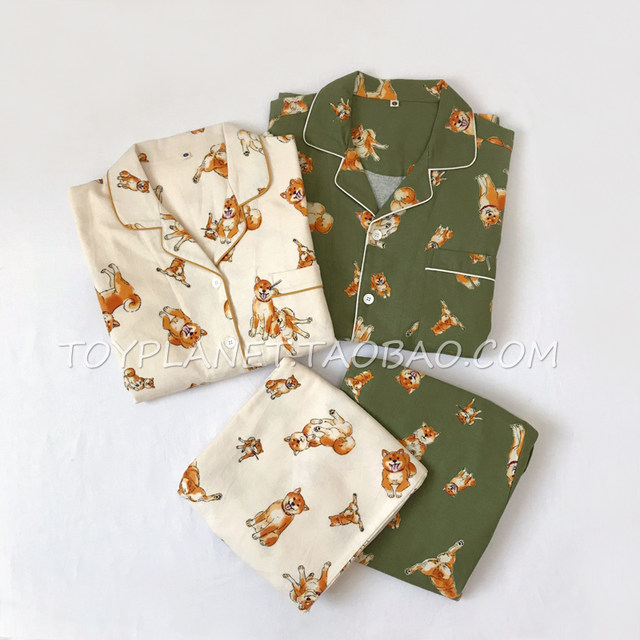 Afternoon Shiba Inu pure cotton grinding Mao Chunqiu and winter men and ...
