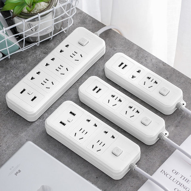 Intelligent plug in USB socket with long -line plug multi -function ...