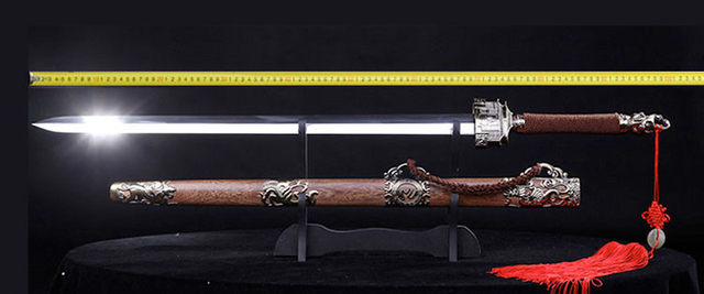 Longquan Town Jiang's handmade stainless steel alloy sword sword sword ...