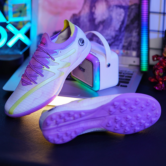 High -end football training shoes men and women puzzle 1.0TF broken ...