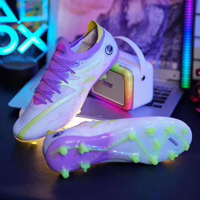 High -end football training shoes men and women puzzle 1.0TF broken ...