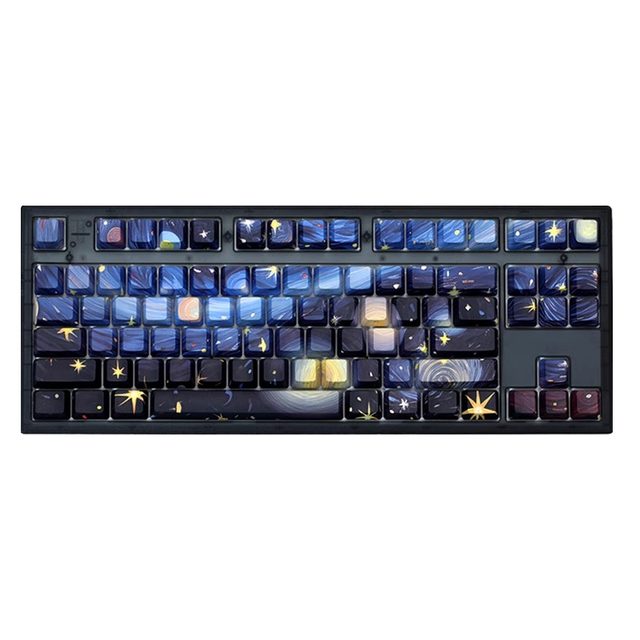 Belly Spirit MK870Pro Starry Sky Side Engraving Finished Wireless ...