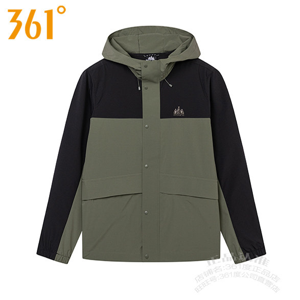 361 Men's Outdoor Sportswear Windproof Jacket 2024 Autumn New Style 361 ...