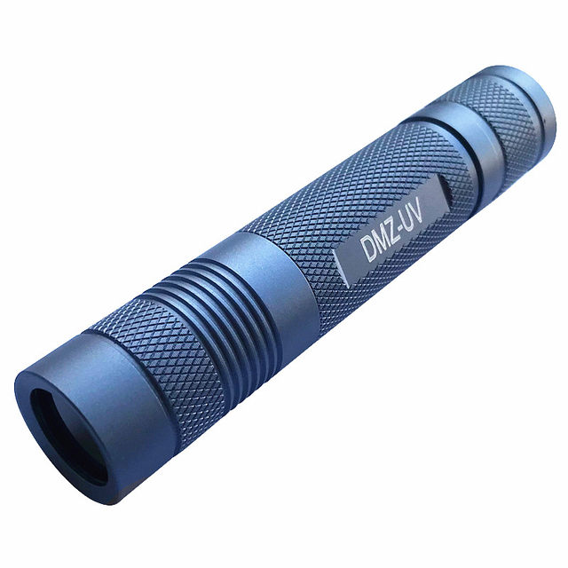 5W Korean LED 365NM purple light flashlight UV filter UV currency ...