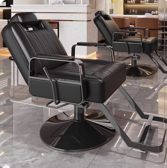 Barber shop can fold down hair cut chairs for hair salons, stainless ...