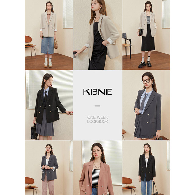 Suit jacket for women with small casual professional top kbne 2025 autumn new style super ...