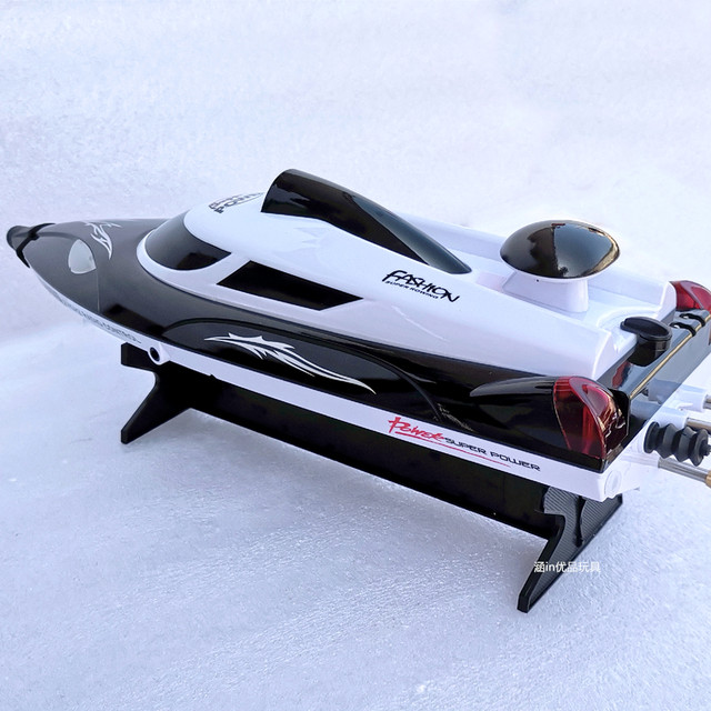 Remote control warship model ship electric duck driving large gift ...