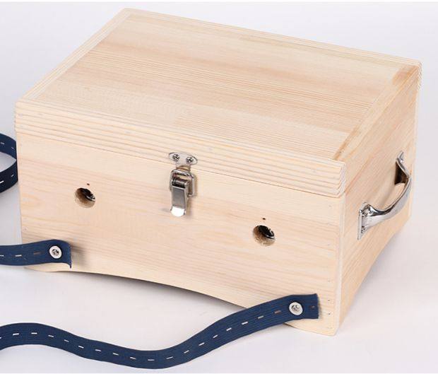 Wooden flipping eight -hole arc moxibustion box warm moxibustion box ...