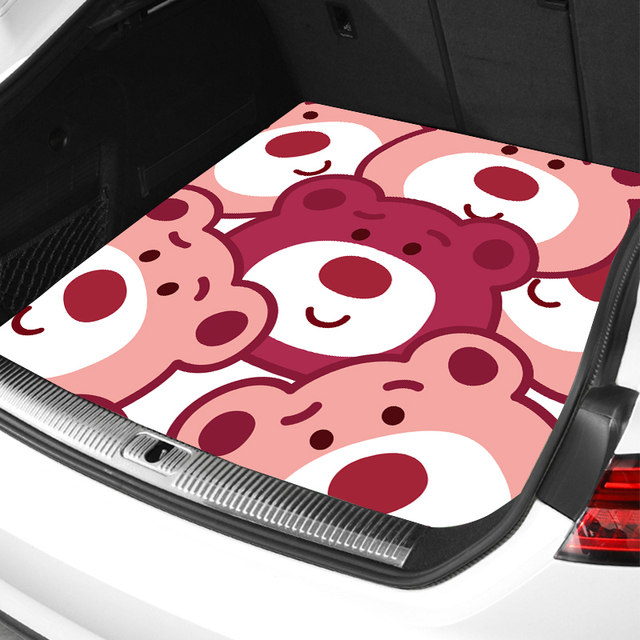 22 Audi A6L A4L A3 A7 trunk pad Q7 Q5 Q3 Q2L car modified trunk pad cartoon