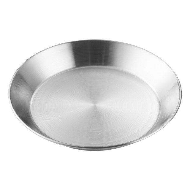 304 Korean stainless steel seafood plate baking tray golden flat bottom ...
