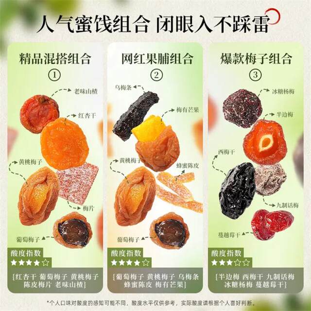 Mu Fruit Man a pack of plums well mixed honey pupa fruits, dried black ...