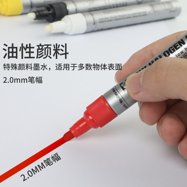 Japan imported cherry blossom paint pen without chlorine, low halogen ...