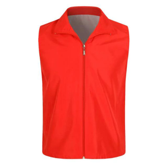 Volunteer vest custom printed logo characters advertising volunteer ...