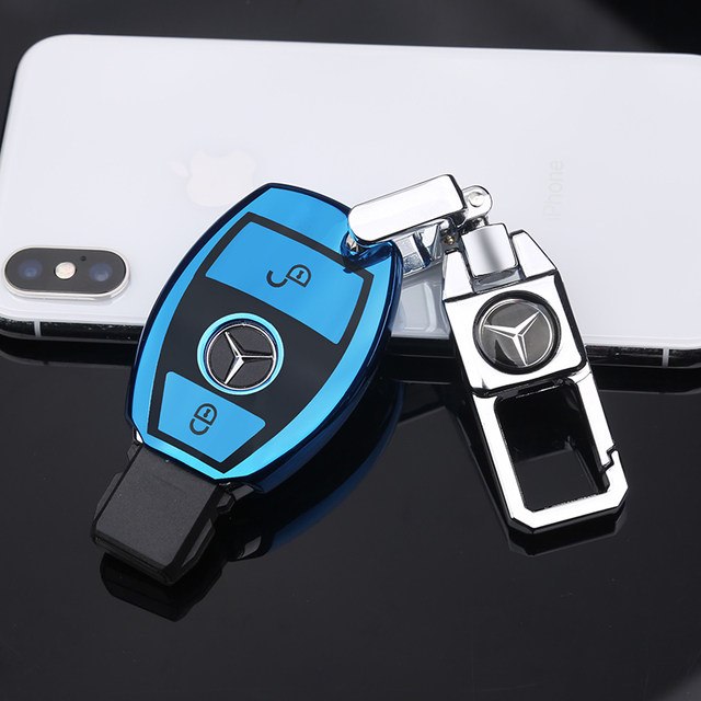 Special old model Mercedes-Benz C-class key cover E-class C200L GLC260 ...