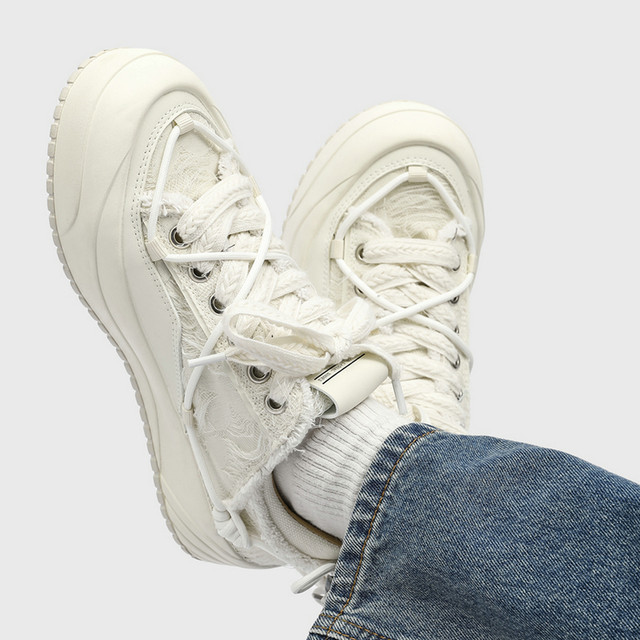 Bread shoes, men's shoes, niche sneakers, thick soles, casual, original ...