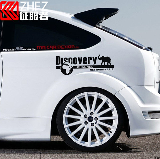 Elephant car stickers State Geographical Discovery Channel Exploring ...