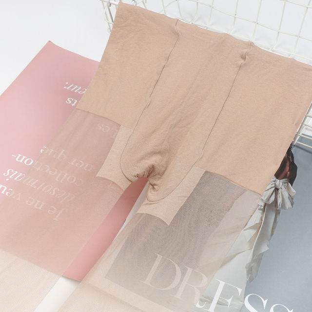 Fully transparent bare legs, leaky toes, long-tube summer women's ...
