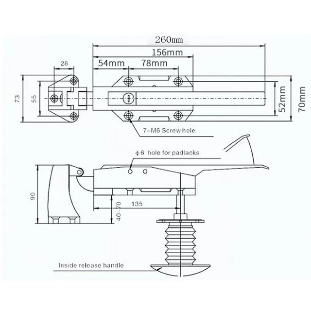 1178 cold storage door pull hand cold storage door lock lock lock lock ...