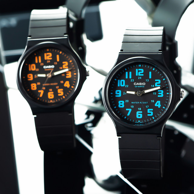 CASIO Casio watch men's trendy classic small black watch simple ...