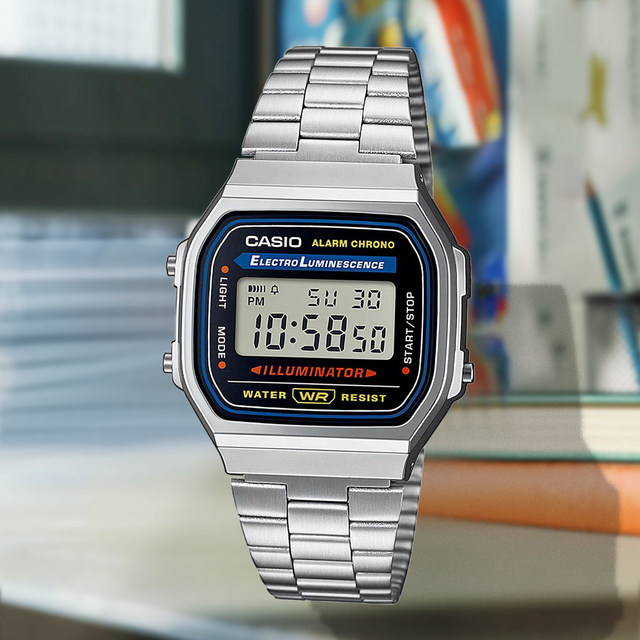 Casio small gold watch for women small square watch metal watch student ...