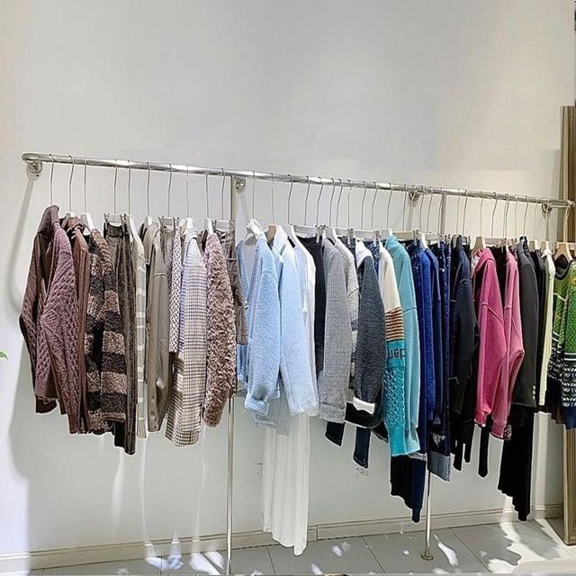 Clothing store display racks for women's clothing children's clothing ...