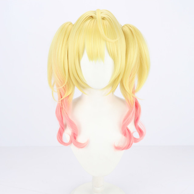 vtuber virtual UP main uniform Hoshikawa Sarah cos wig yellow idol ...