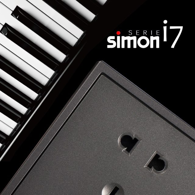 Simon switch socket 5 five hole two three plug i7 series advanced gray ...