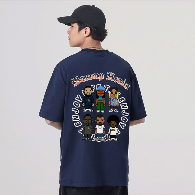 WASSUP HEODS trendy brand short-sleeved t-shirt for boys summer new ...