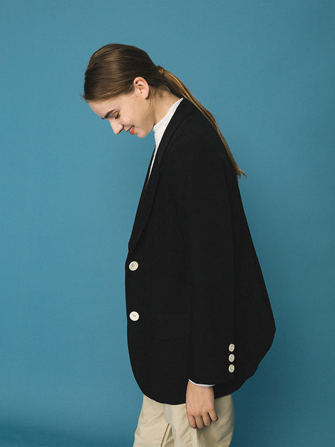 Loen original design autumn and winter new Japanese literary black ...