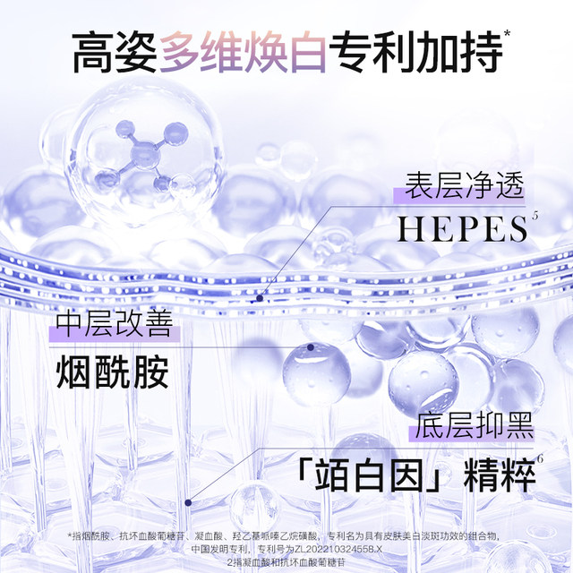 Gaozi uniform and clear and translucent white gift box skin care 4 ...