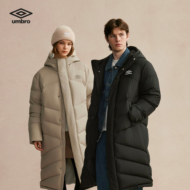 Umbro Umbro sports hooded down jacket mid-length new outdoor men and ...