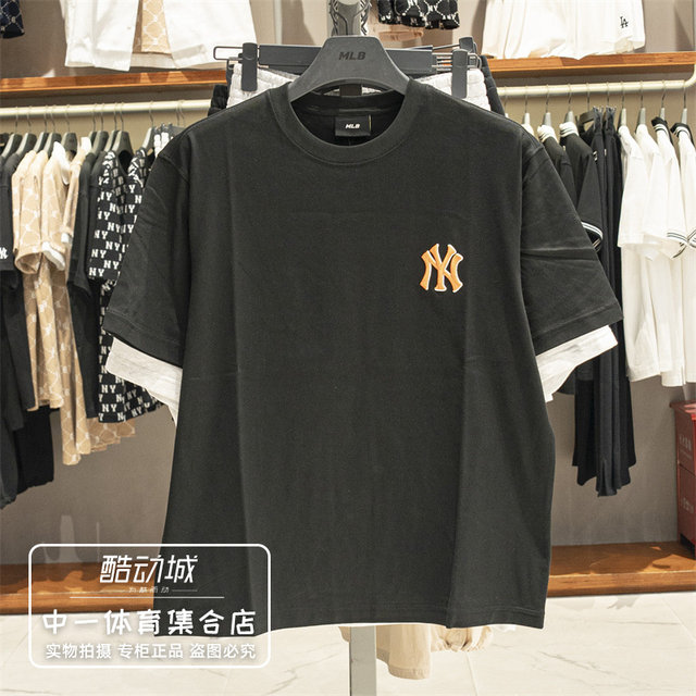 MLB short -sleeved men's and women's same model 2024 summer new round ...