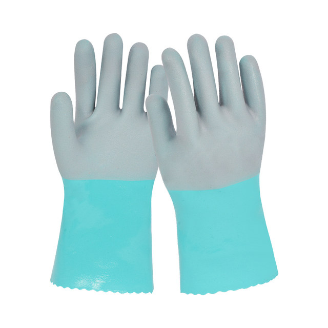 Labor insurance glove wear resistance work plus waterproof oil ...