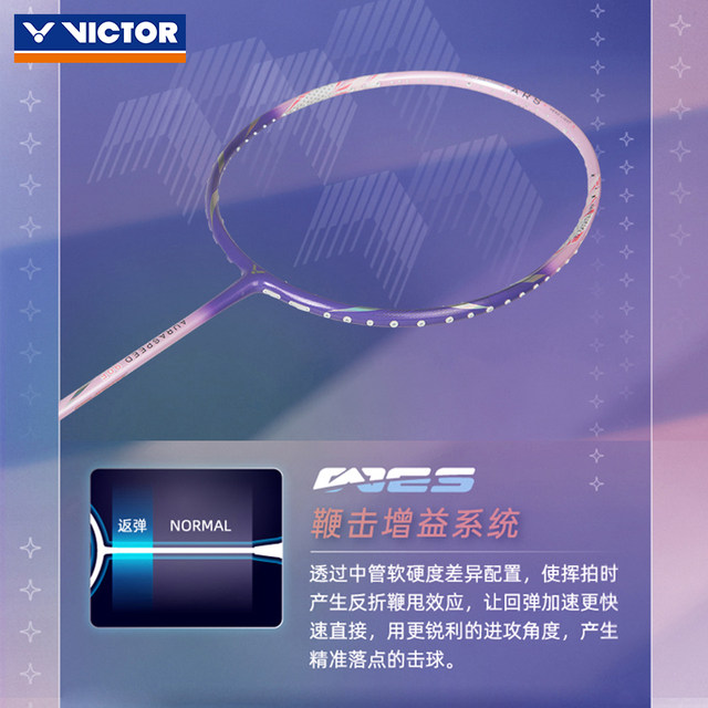 Victor Victor Badminton Racket Carbon Fiber Ultra Light ARS Speed 90F ...