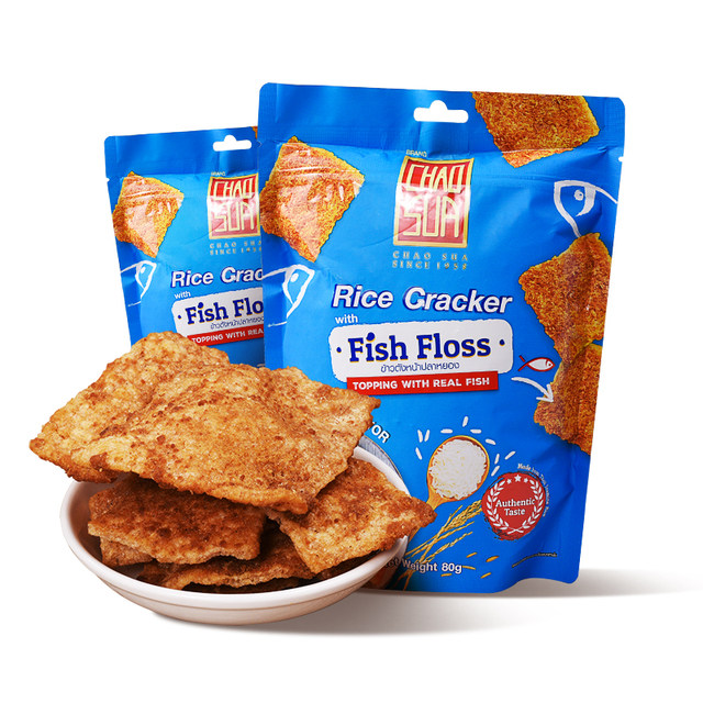 Thailand imported Zuoshan shrimp rice cake 80g crispy rice, chicken ...