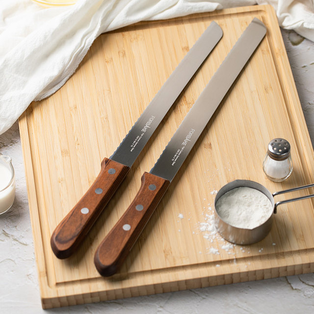 French baked toast saw knife, bread knife, sawnooth cutting knife ...