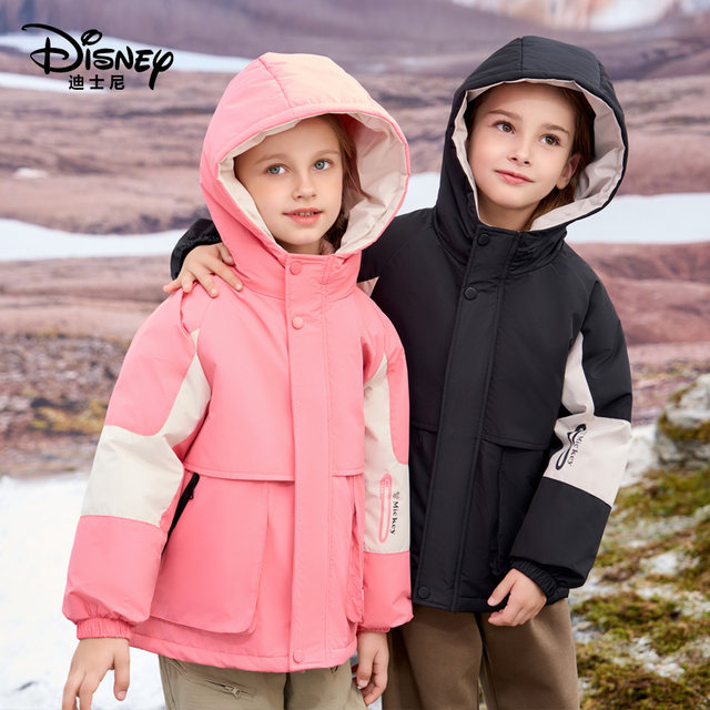 Disney's new children's outdoor jacket, big children's three-in-one ...