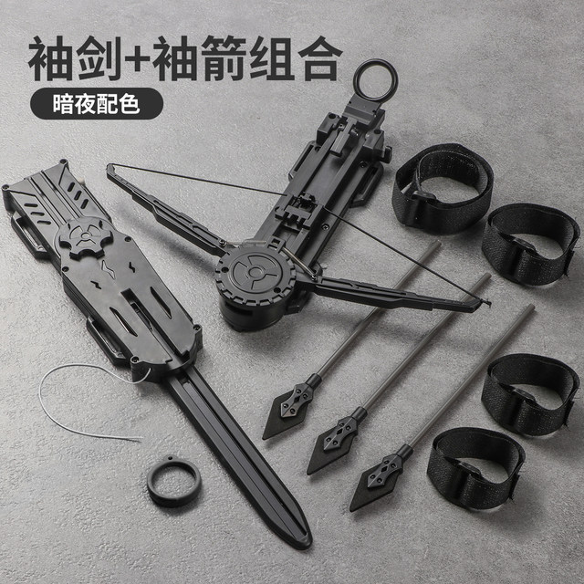 Assassin Hidden Sword Crossbow Arrow Ejectable Carrot Knife Game Props ...