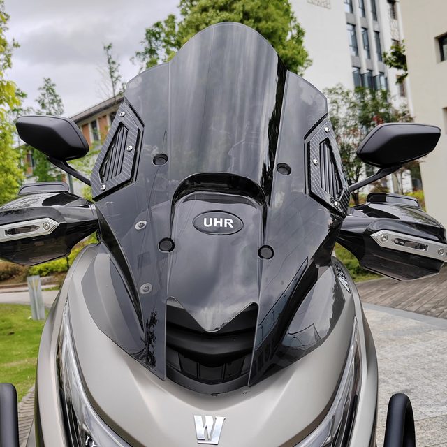 Suitable for 22-24 Haojue UHR150 front windshield and heightened ...