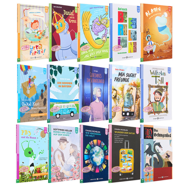 ELI German Readers German graded readings A0-B1 level collection with ...