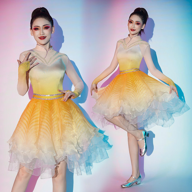 Multi-colored dopamine performance costumes youthful vitality elements ...