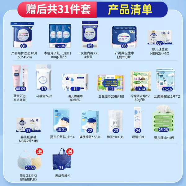 Full set of pregnancy and childbirth package for the first time in ...