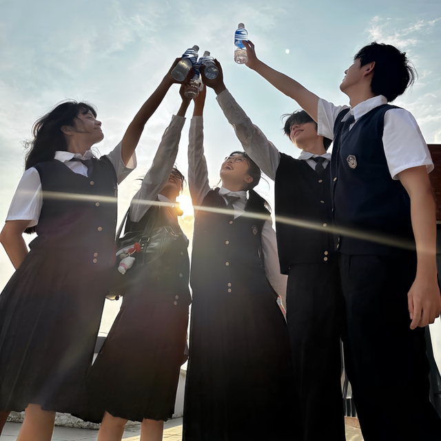 Class uniforms, autumn college style graduation uniforms, sweater set ...